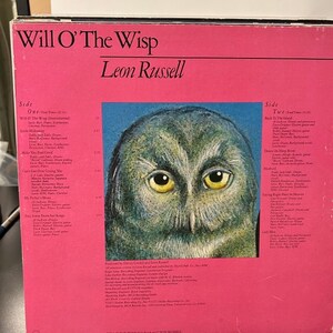 Leon Russell-"will O' the Wisp" Vintage Vinyl Record Album - Etsy