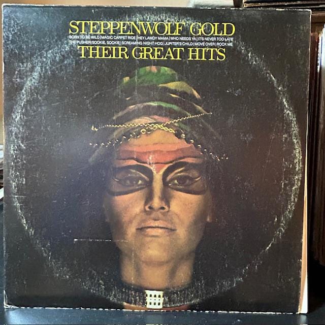 Steppenwolf-"gold (their Great Hits)" Vintage Vinyl Classic Rock Record ...