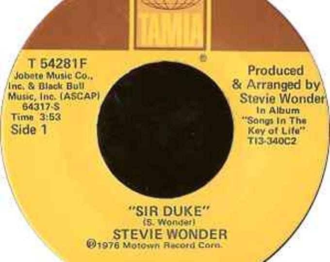 Stevie Wonder- "sir Duke / He's Misstra Know It All" Vintage Vinyl 7 ...
