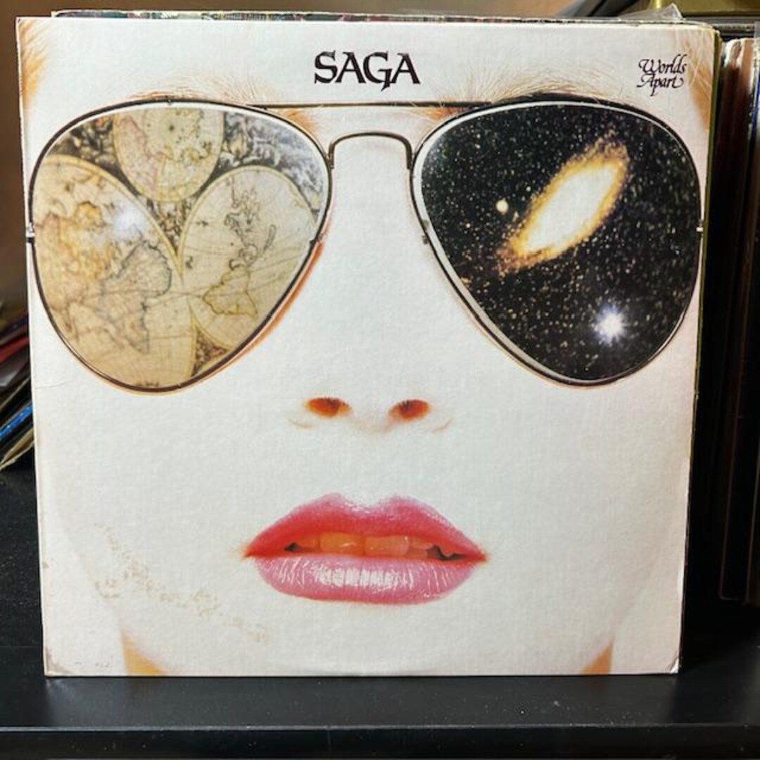 Saga-"worlds Apart" Vintage Vinyl Record Album - Etsy