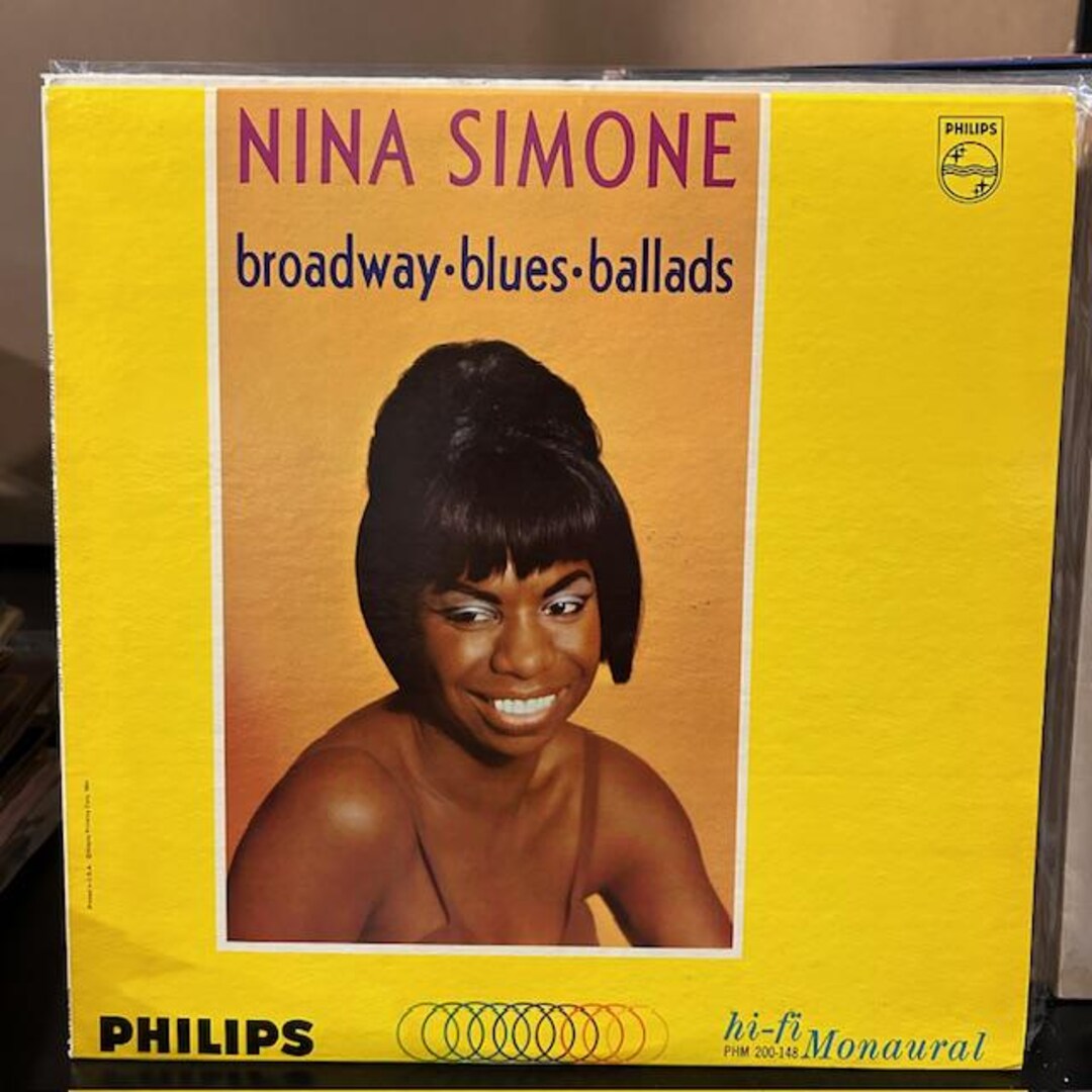 Nina Simone-"broadway, Blues, and Ballads" Vintage Vinyl Record Album ...