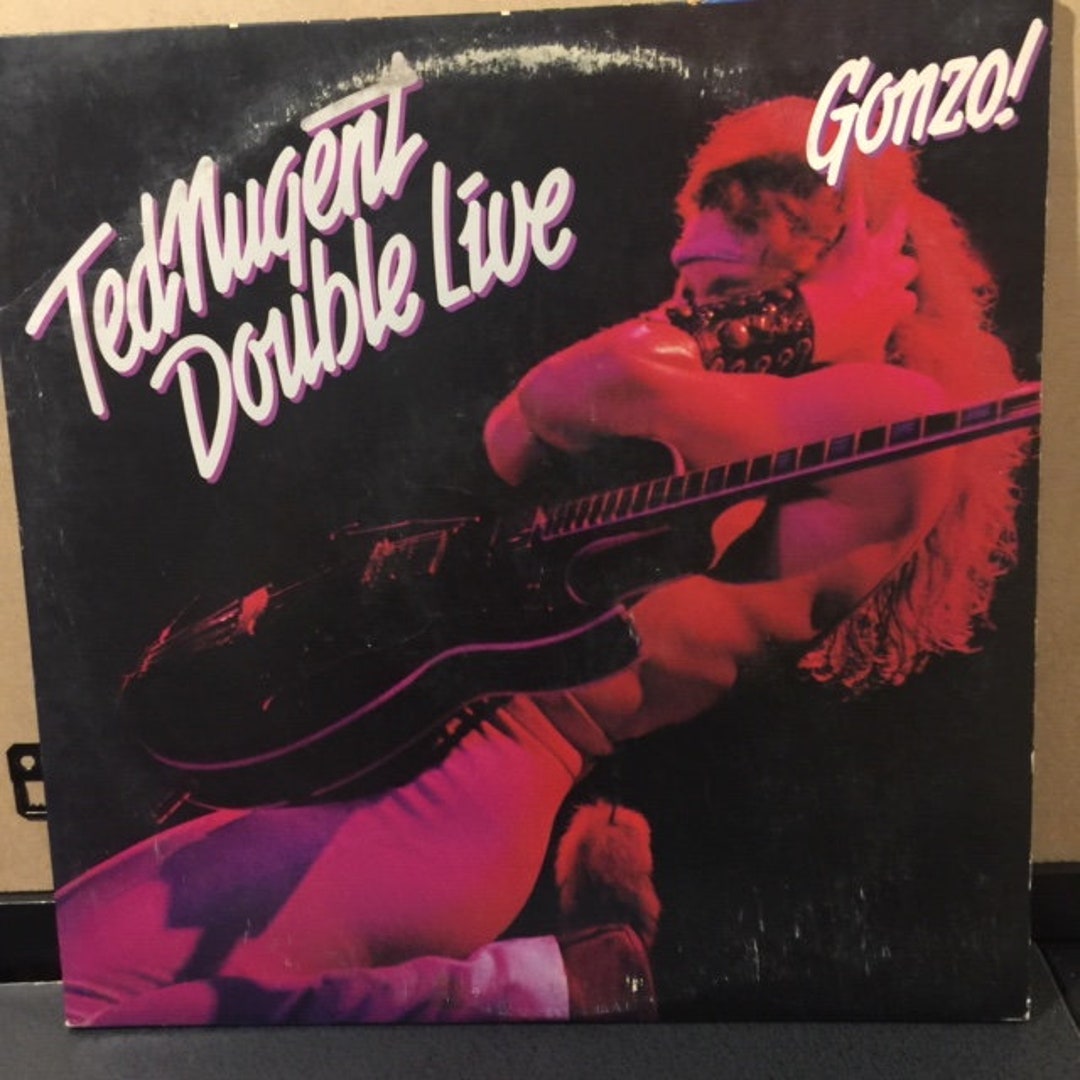 Ted Nugentdouble Live Gonzo Vintage Vinyl Record Album, Double Album ...