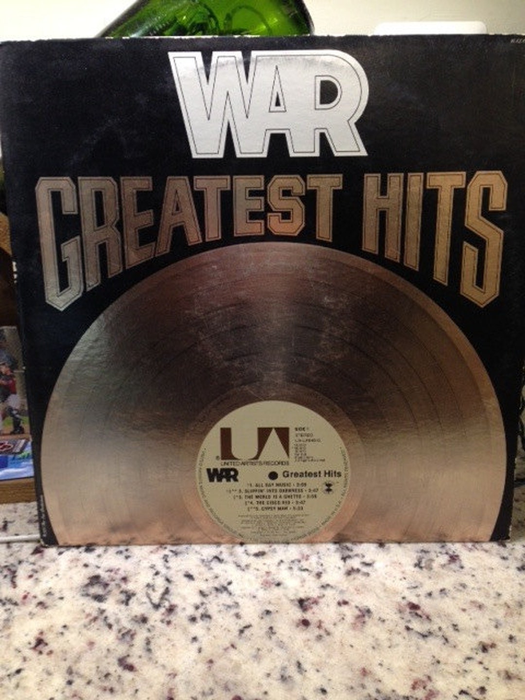 WAR Vintage Vinyl Record greatest Hits 33 Rpm 12 Vinyl Album, low Rider ...