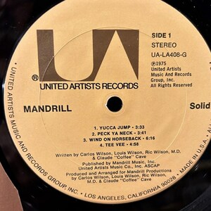 Mandrill-"solid" Vintage Vinyl Record Album - Etsy