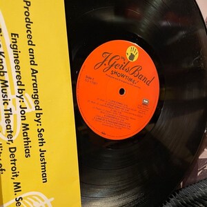 J Geils Band-"showtime" Vintage Vinyl Record Album. "love Stinks ...