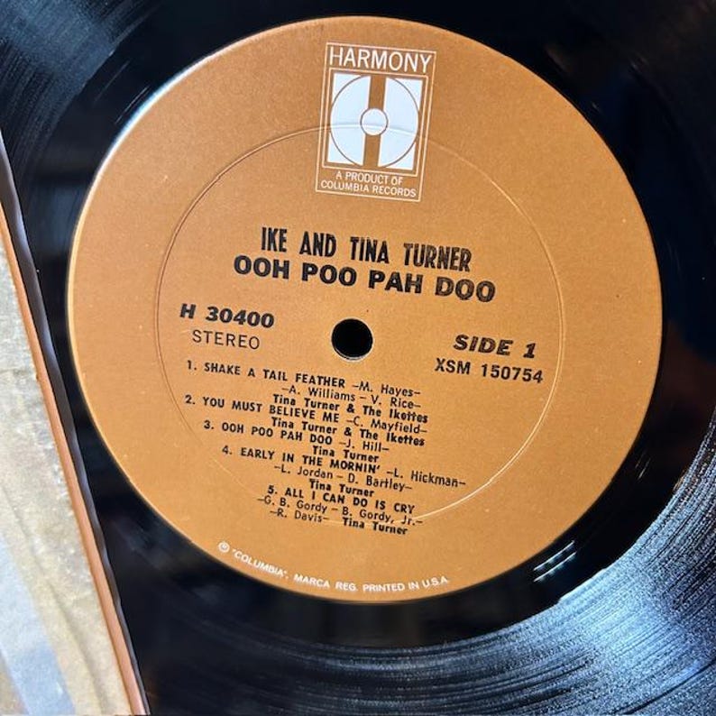 Ike and Tina Turner-"ooh Poo Pah Doo" Vintage Vinyl Record Album - Etsy