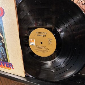 Status Quo-"piledriver" Vintage Vinyl Record Album - Etsy
