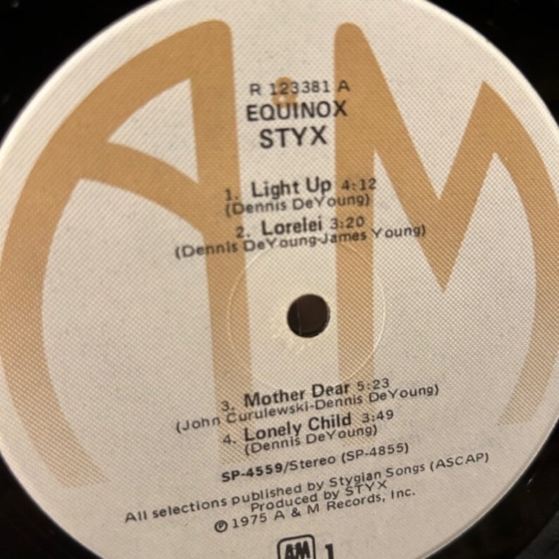 Styx-"equinox" Vintage Vinyl Record Album - Etsy