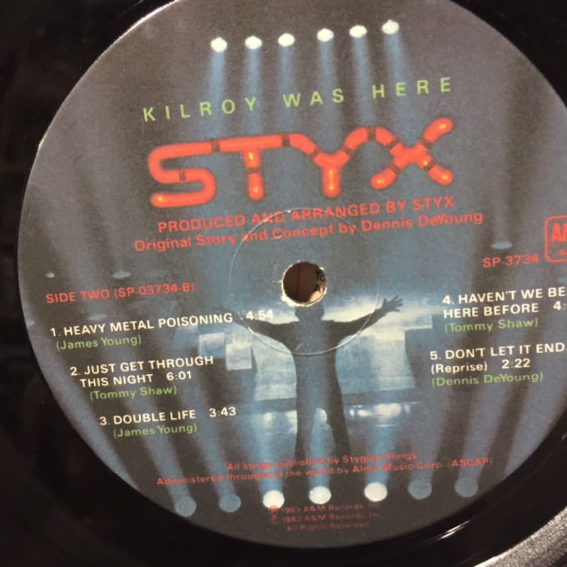 StyxKilroy was Here vintage vinyl record album | Etsy