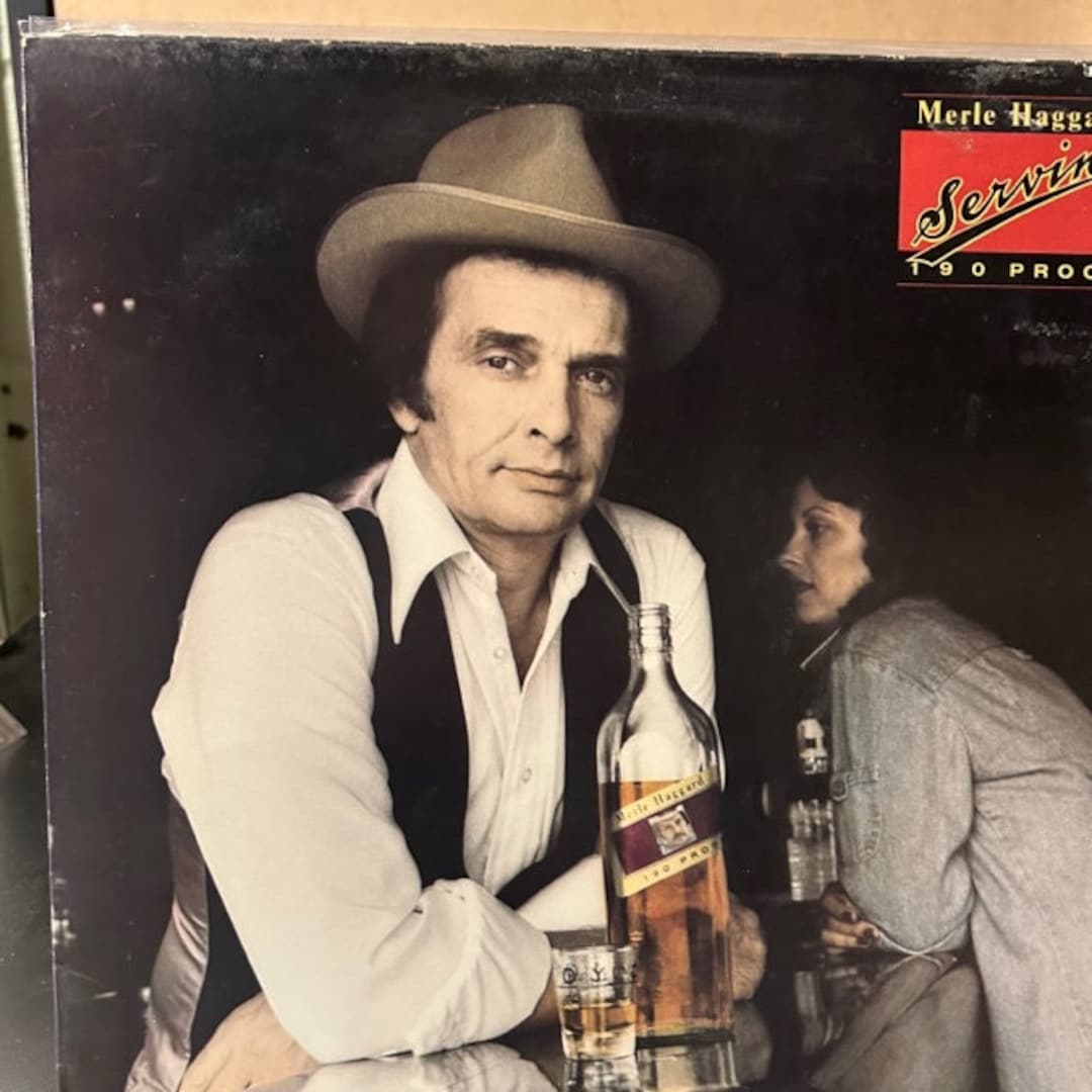 Merle Haggard 190 Proof Vintage Vinyl Record Album Etsy