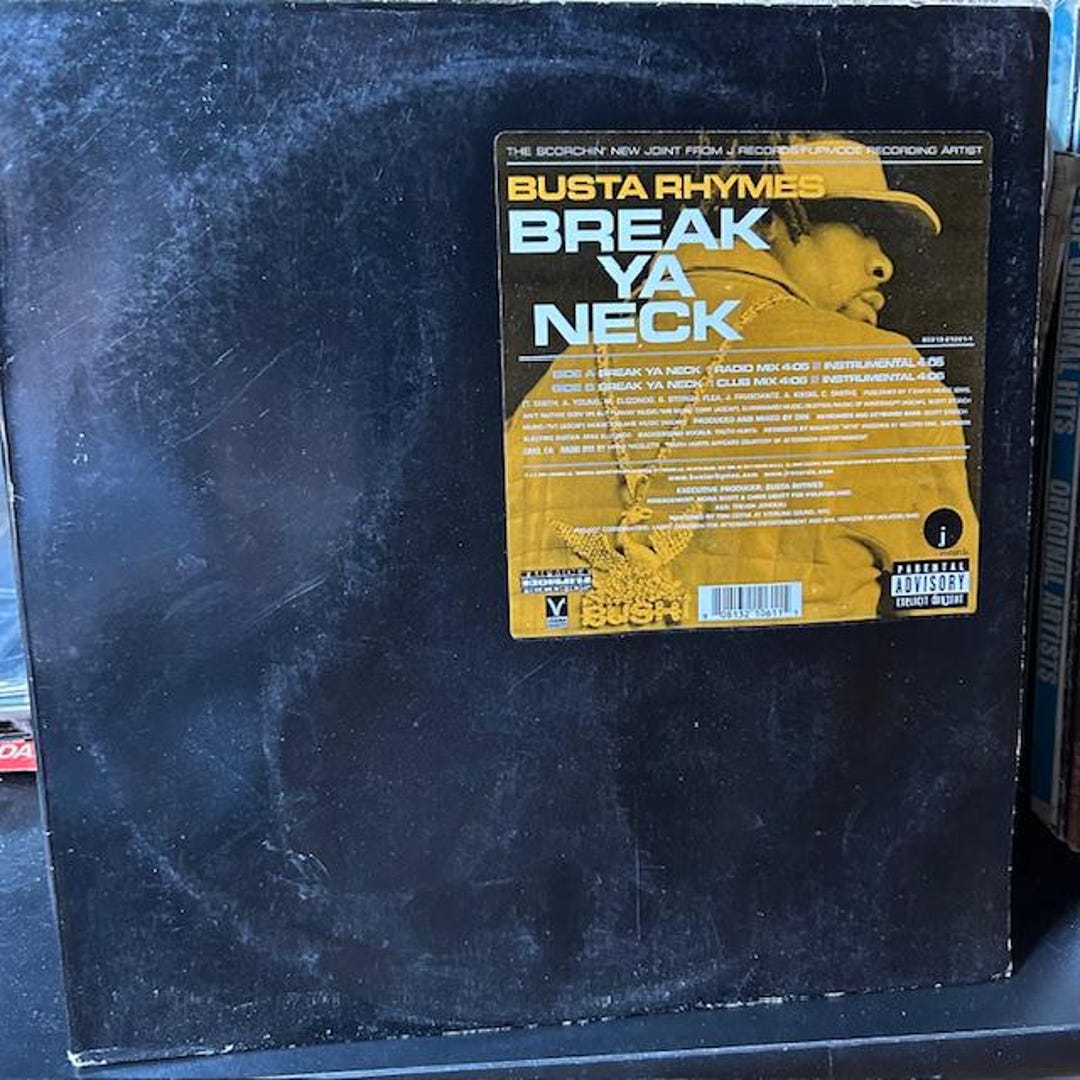 Busta Rhymes-"break Yo Neck" Vintage Vinyl 12" Single Record - Etsy