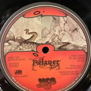 Yes-"relayer" Vintage Vinyl Record Album - Etsy