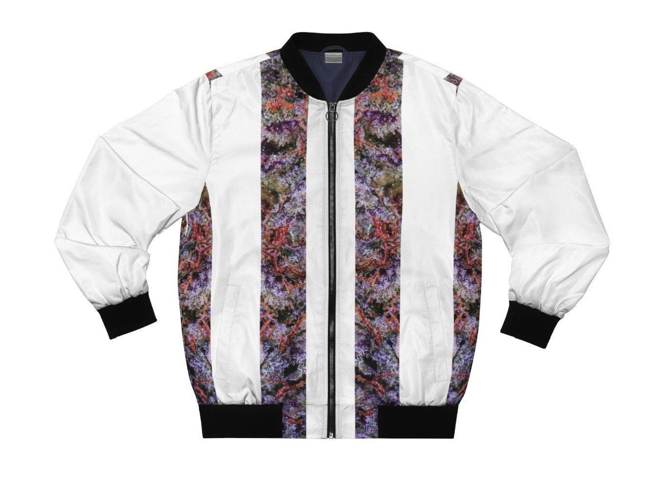 Cannabis Jacket Arcobaleno Cannabis Bomber Jacket - Etsy