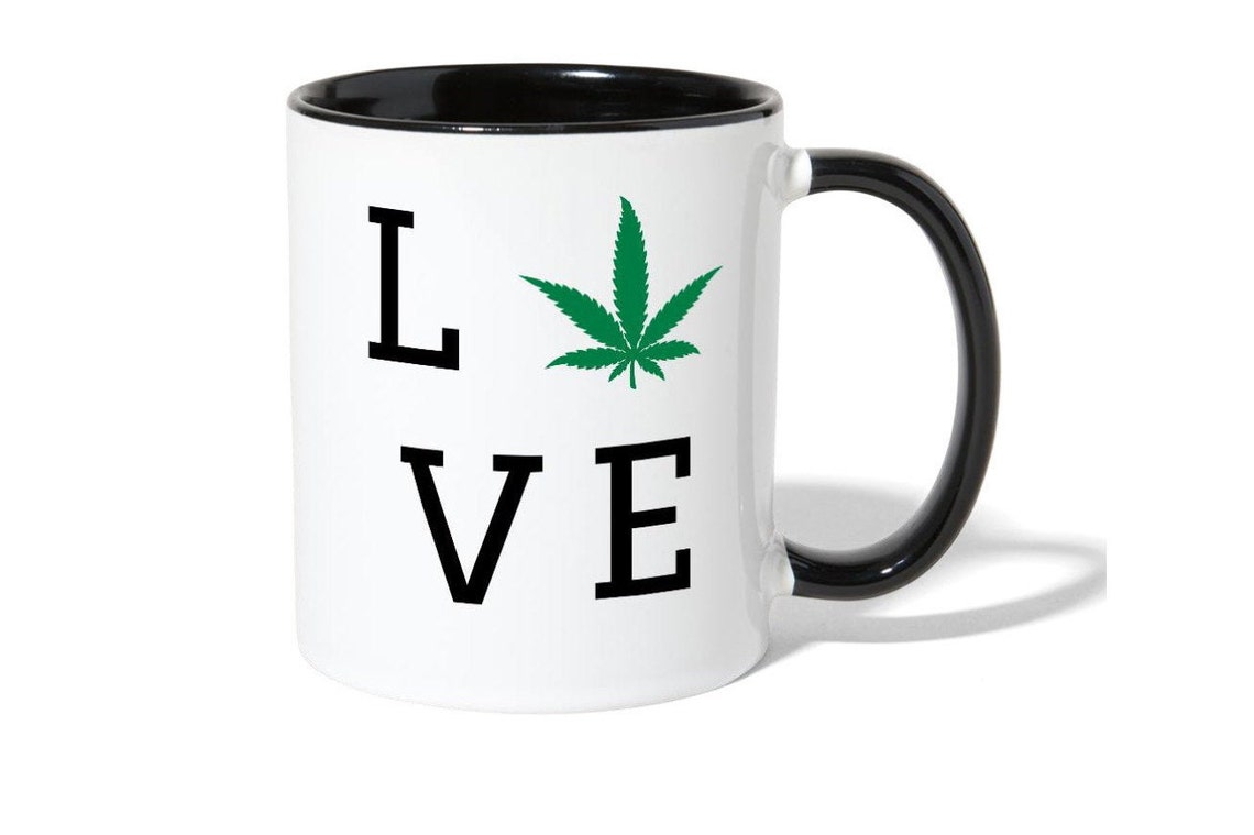 Cannabis Valentine's Day Mug Love You Cannabis Mug 3 - Etsy