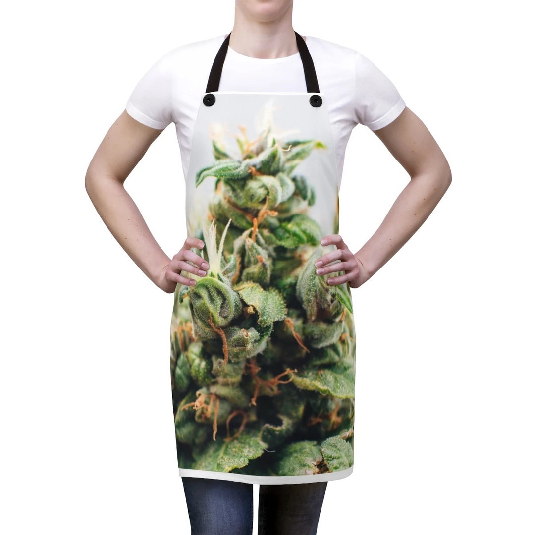 CannabBloom Cannabis Apron/Cannabis Apron/Marijuana - Etsy.de