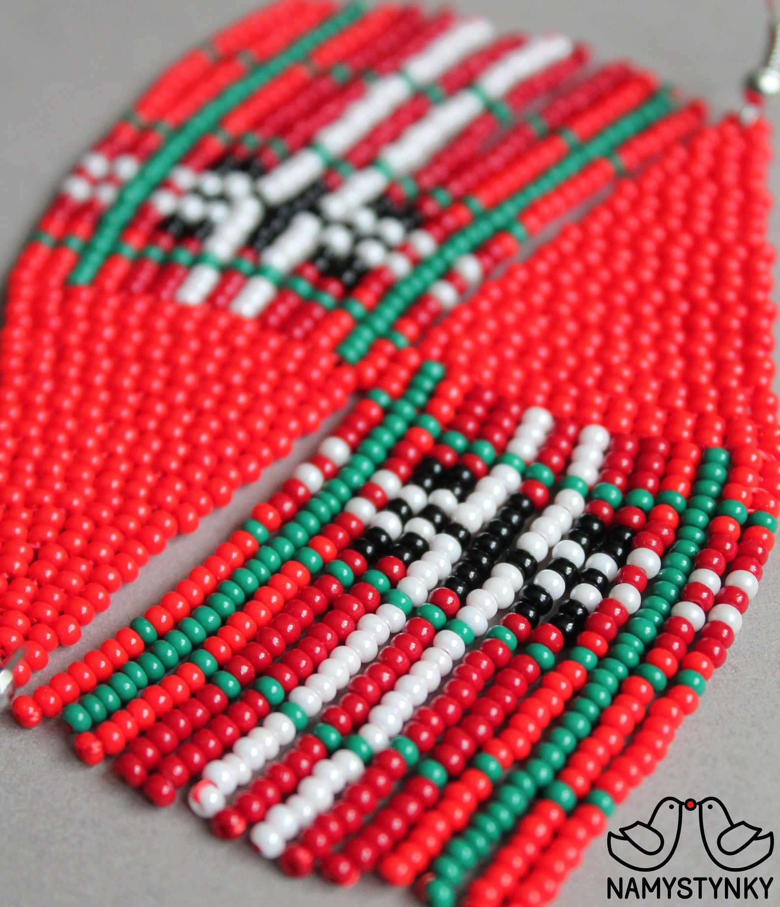 Scottish Red Earrings Red Tartan Earrings Classic Tartan - Etsy Canada