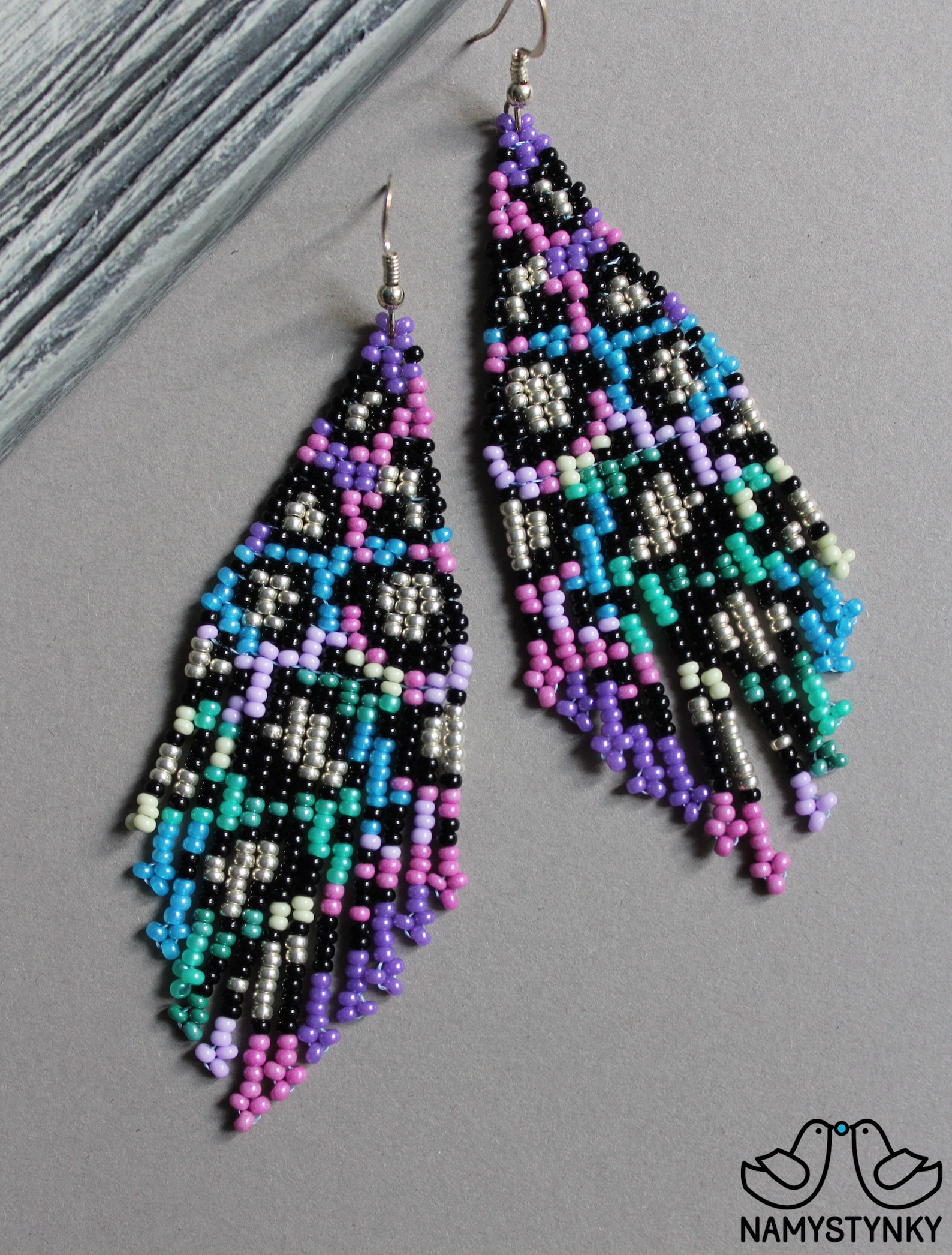 Leopard Beaded Earrings Animal Print Earrings Leopard Print - Etsy Canada