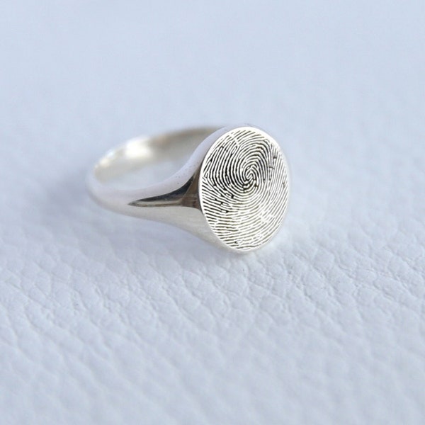 Fingerprint Ring - Etsy