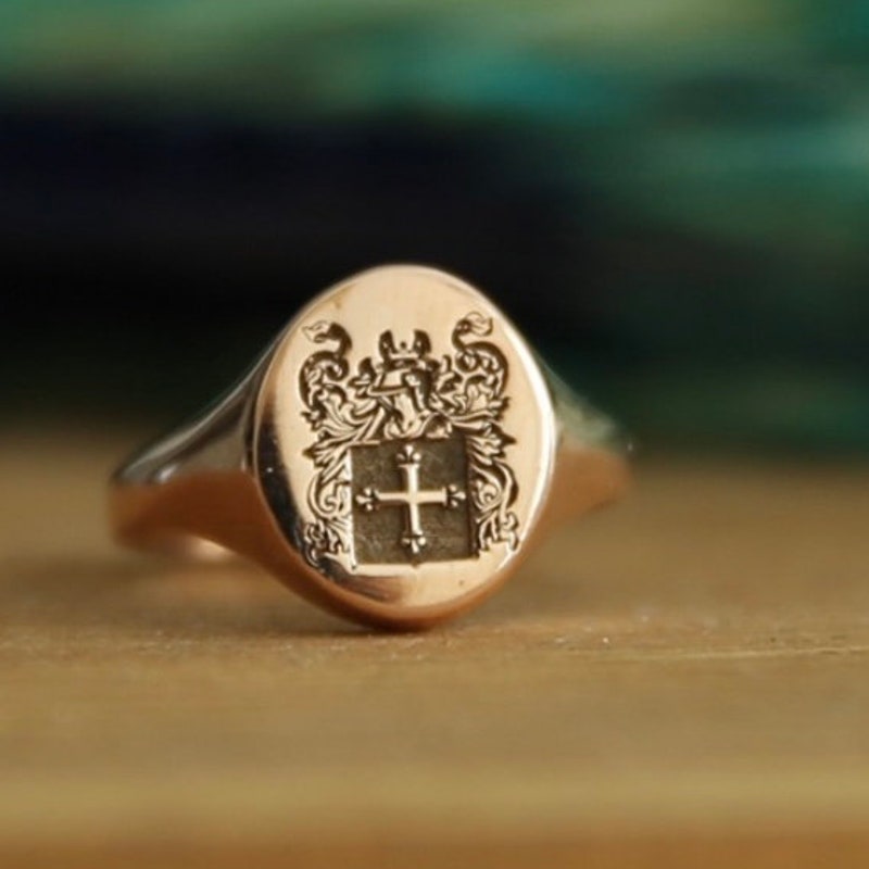 Custom Signet Ring - Etsy