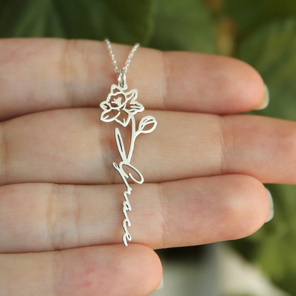 Flower Necklace - Etsy