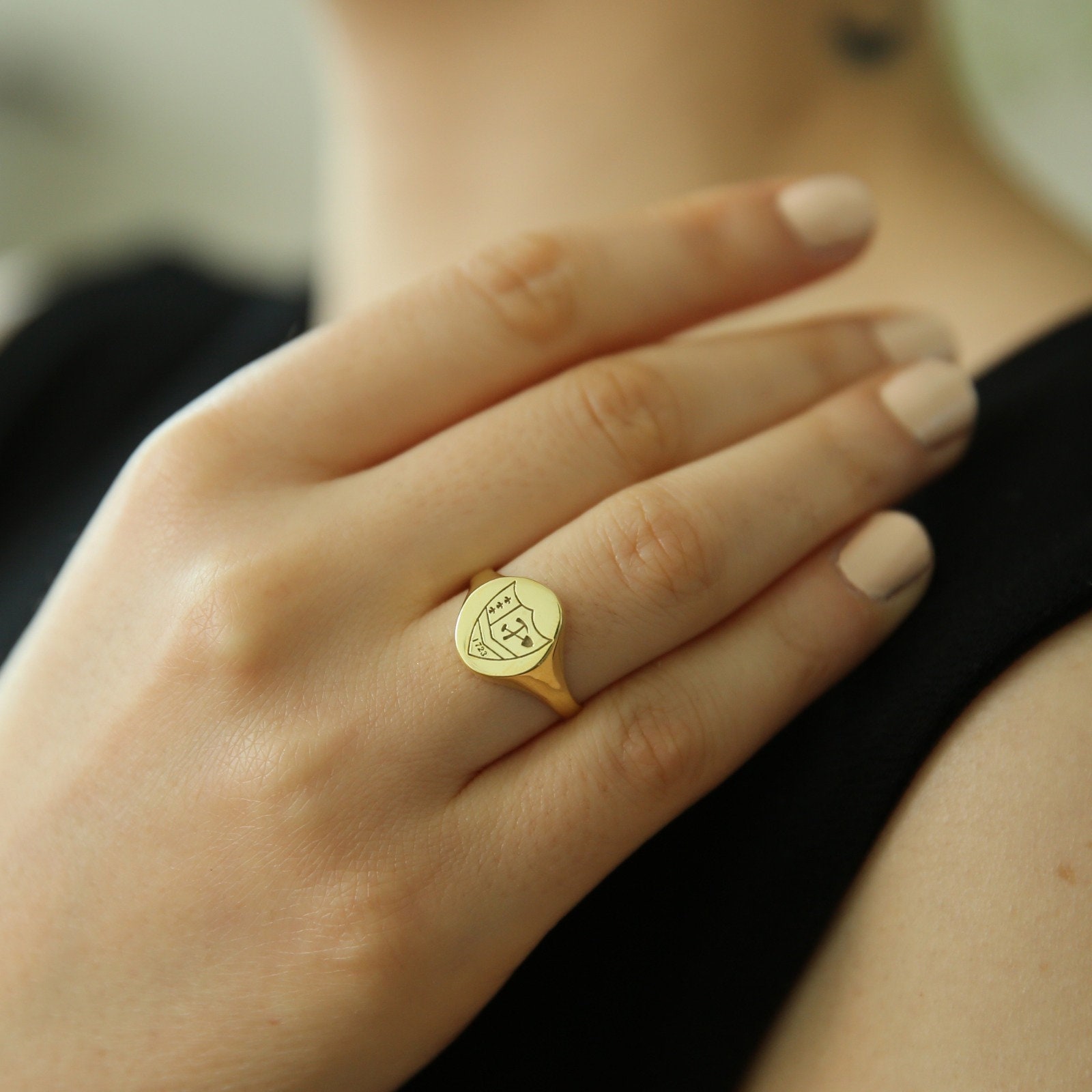 College Class Ringschool Ringsignet Ringgraduation Etsy