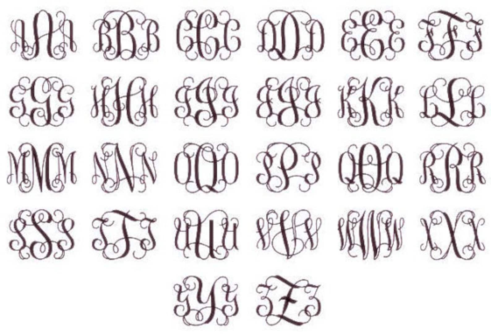 Sterling Silver Monogram Necklace-tiny İnitial Necklace-letter - Etsy