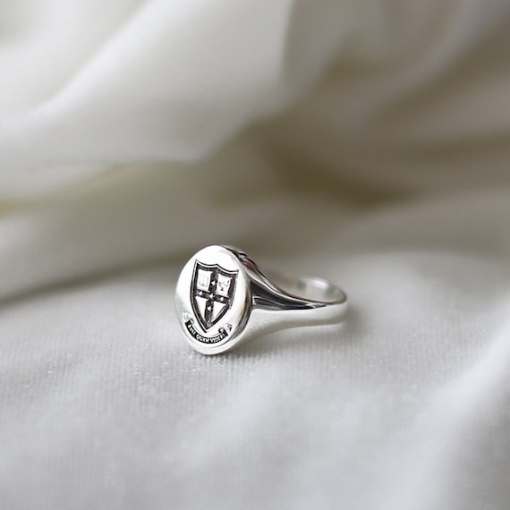 Personalized Coat of Arms Signet Ring Family Crest Rings | Etsy