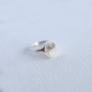 14k Gold Fingerprint Ring,actual Fingerprint Ring,fingerprint Jewelry ...