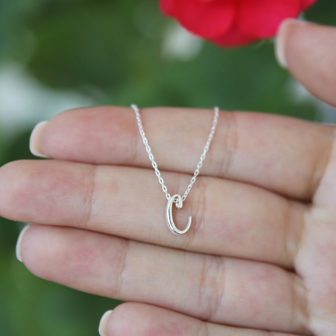 Custom Initial Necklace,personalized Necklace Gift for Her,dainty ...