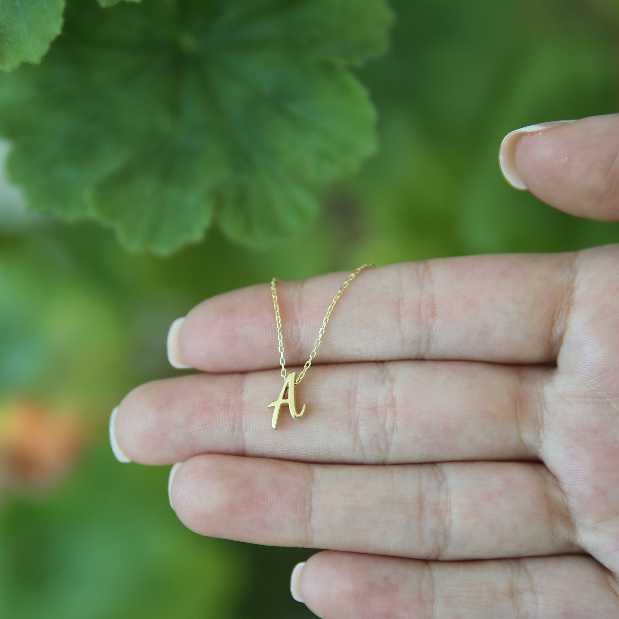 Custom Initial Necklacepersonalized Necklace Gift for - Etsy