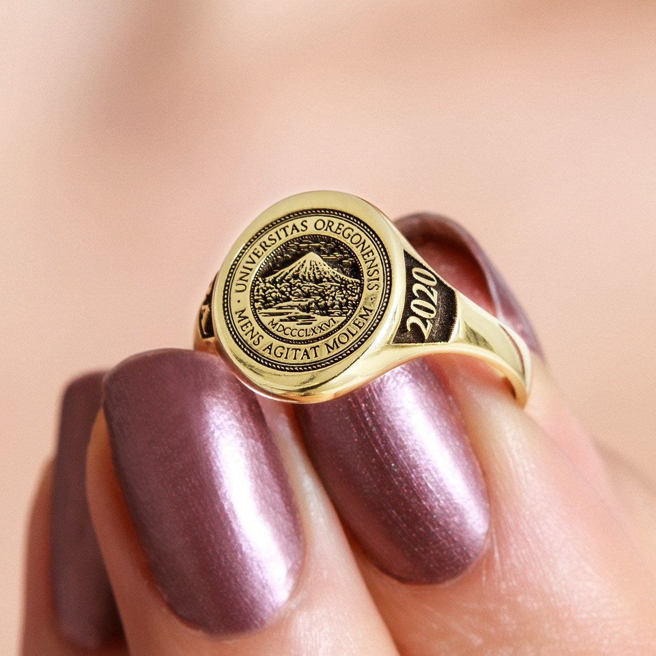 Custom Graduation Ringclass Ringuniversity Ringschool - Etsy