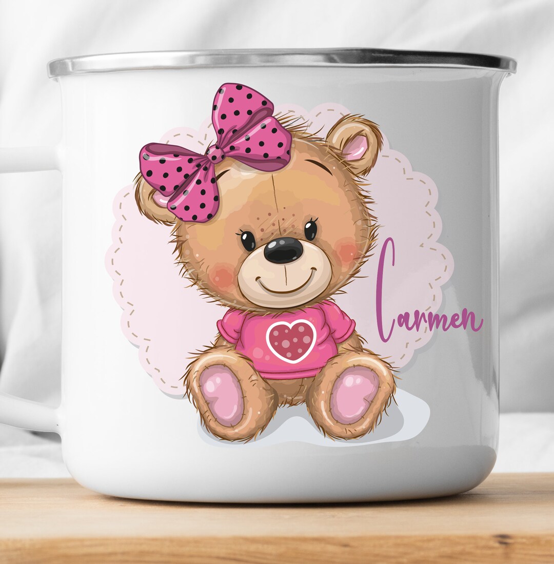 Personalized Bear Mug|personalized Kids Cup |toddler Cup|kids Birthday ...