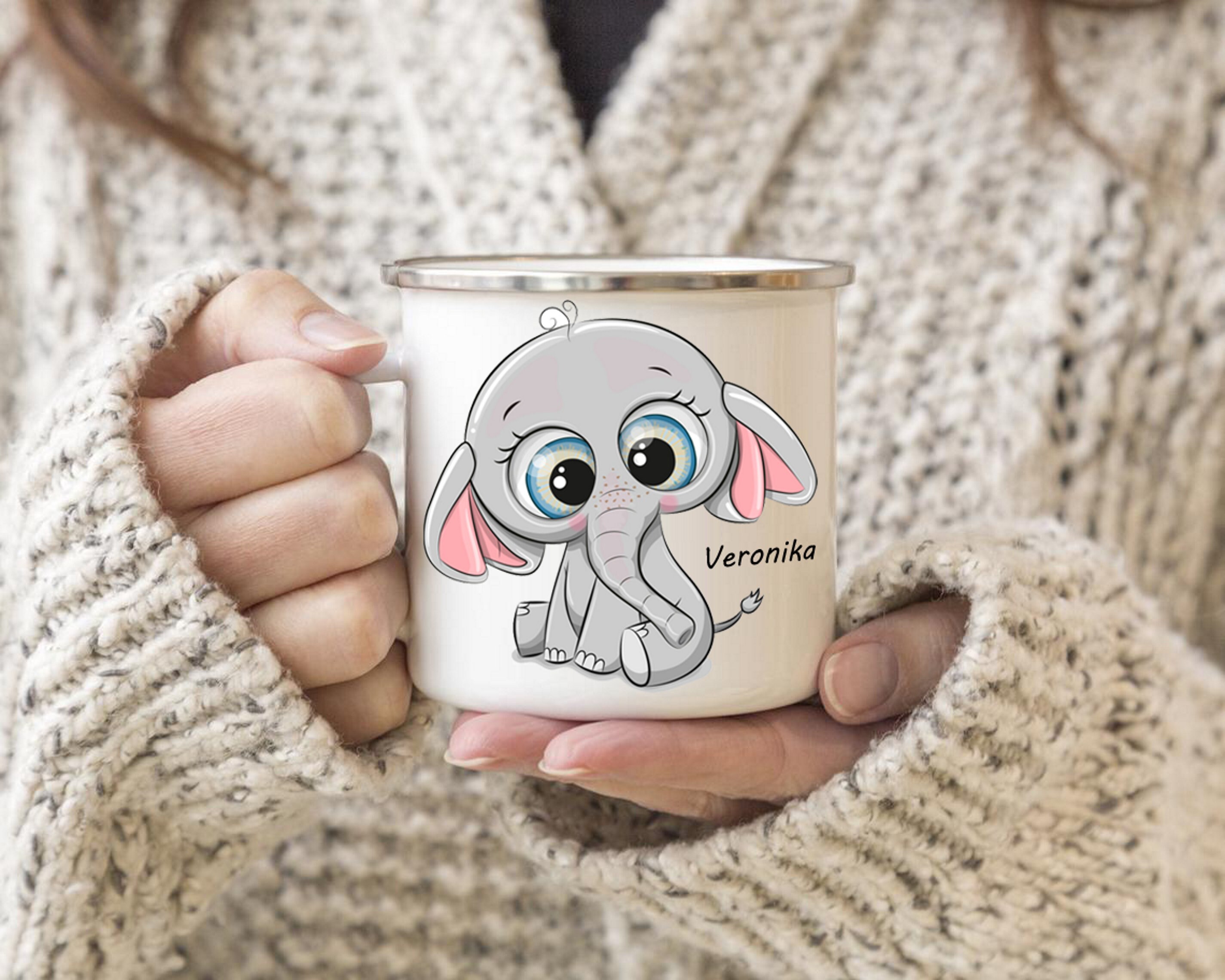 Personalized Elephant Mug|personalized Kids Cup |toddler Cup|kids ...
