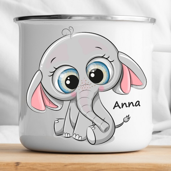 Personalized Elephant Mugpersonalized Kids Cup toddler - Etsy