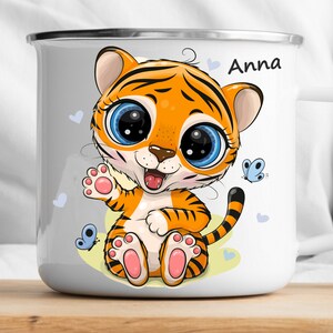 Personalized Tiger Mug|personalized Kids Cup |toddler Cup|kids Birthday ...
