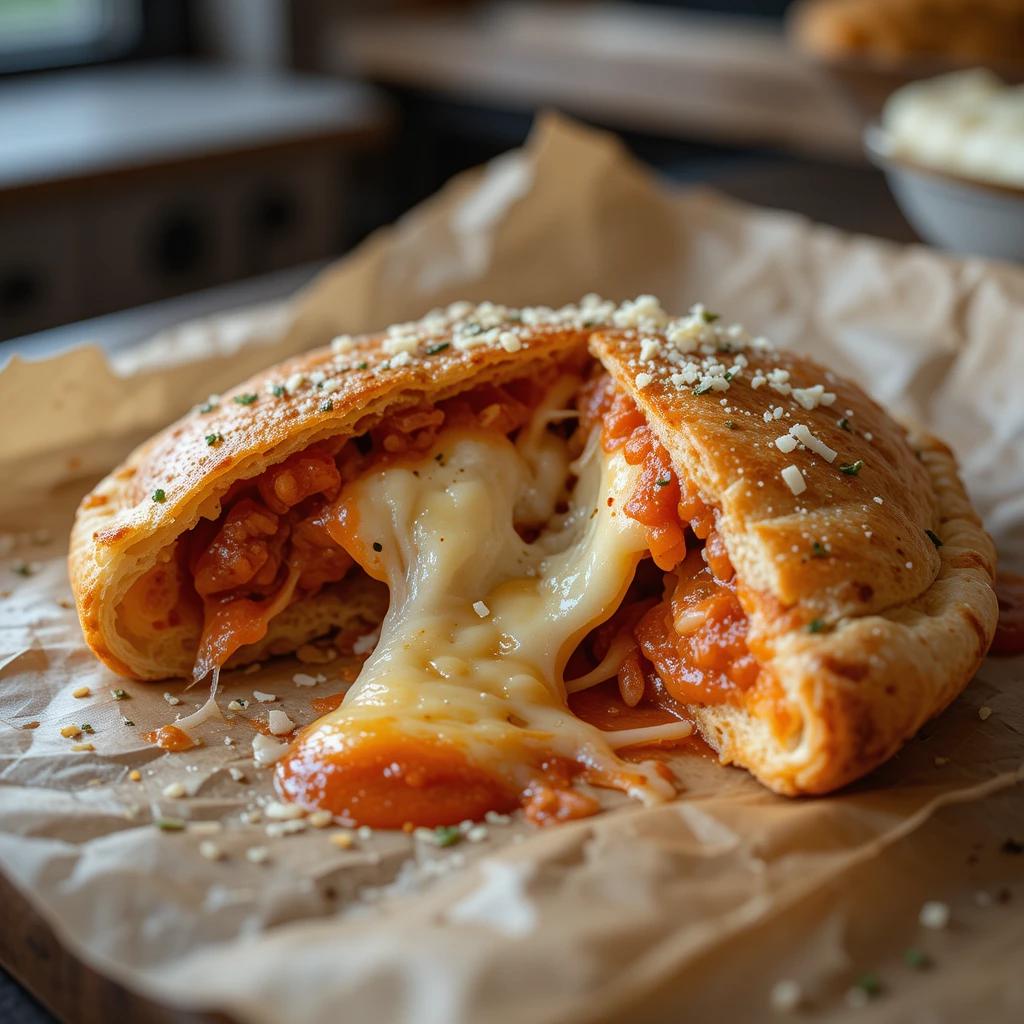 Best Calzones Recipe | Homemade Stuffed Pizza Pockets | Easy Italian ...