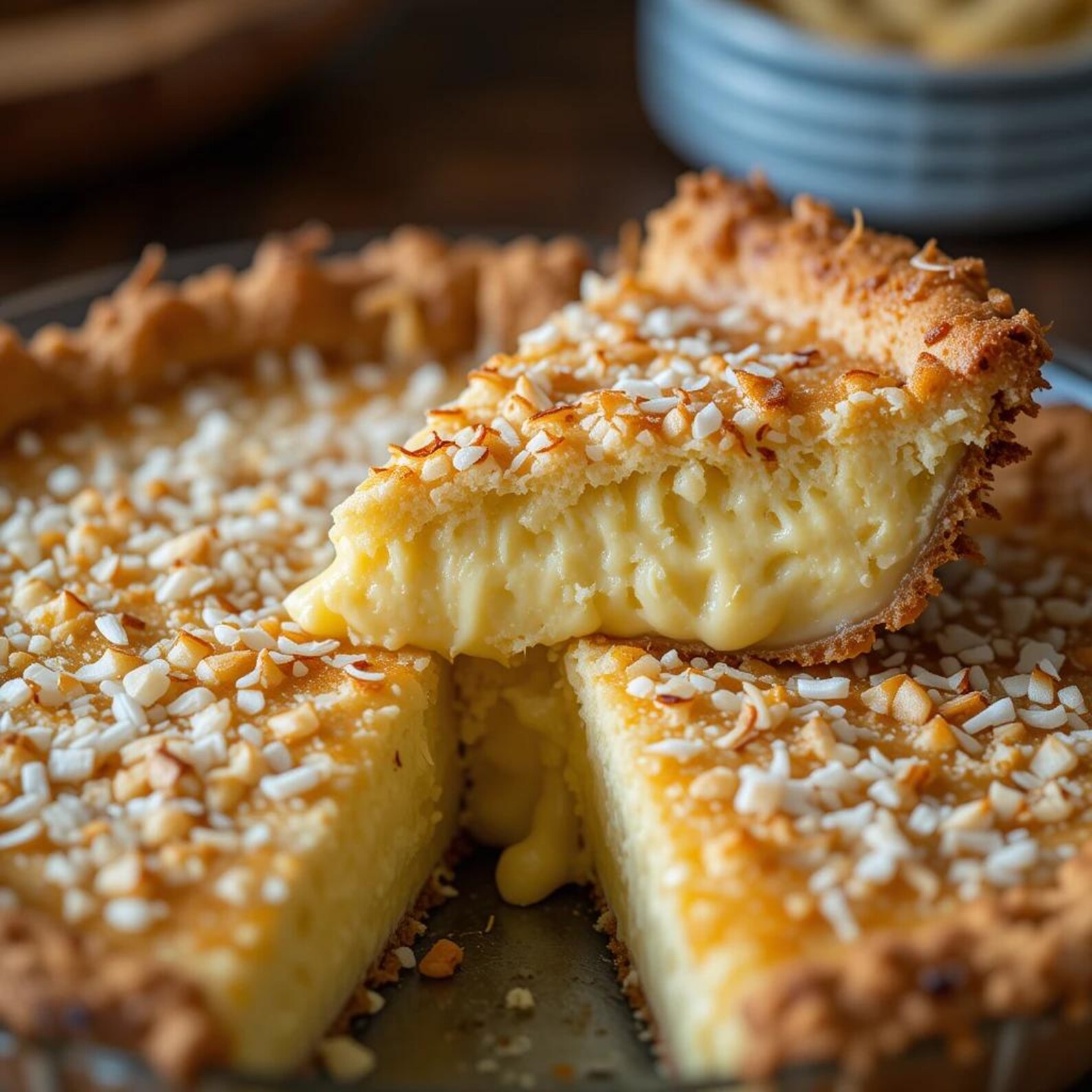 Mama Liz’s Crusty Coconut Pie Recipe | Southern-style Dessert Classic | Easy Vintage Pie ...