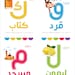 Arabic Alphabet Flash Cards for Kids – Colorful Arabic Letters Learning ...