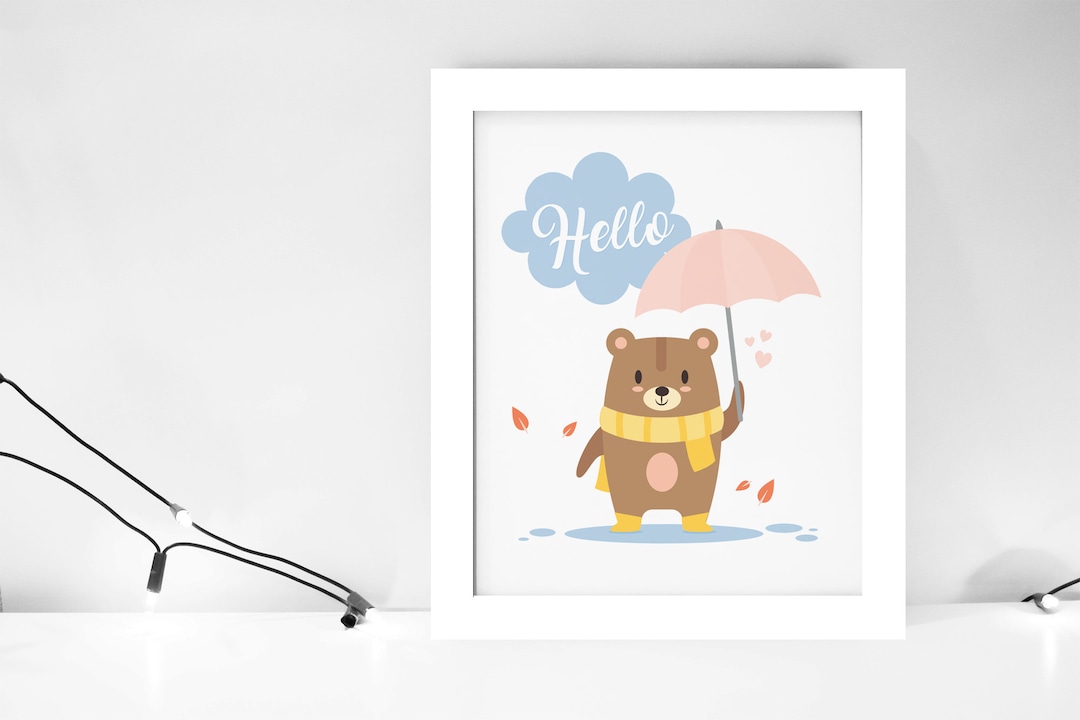 Hello INSTANT DOWNLOAD Motivational Quote Print, Modern Office Decor ...