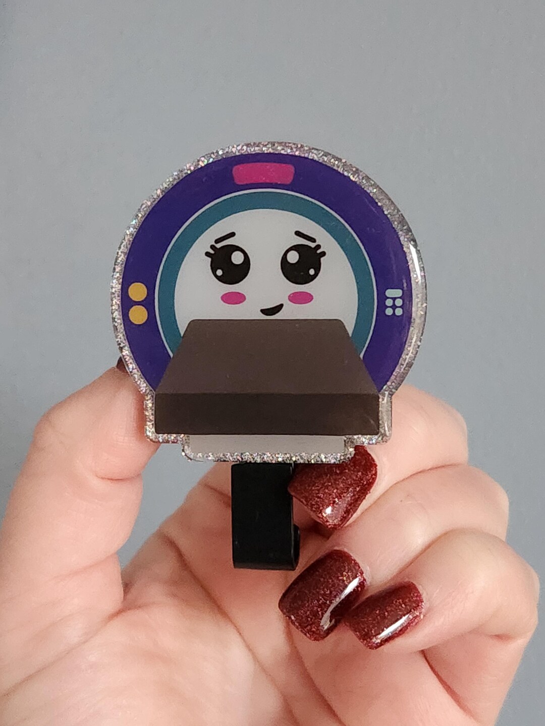 MRI Tech Retractable MRI Safe Badge Reel, Radiology Badge Clip, Badge ...