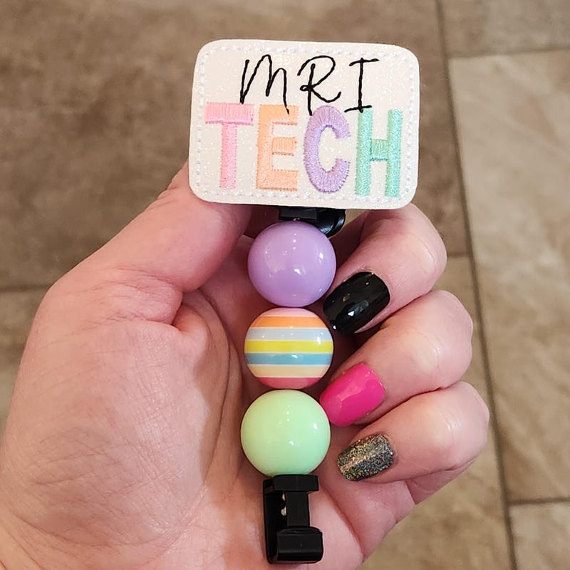 Mri Safe Badge Reel Medical - Etsy
