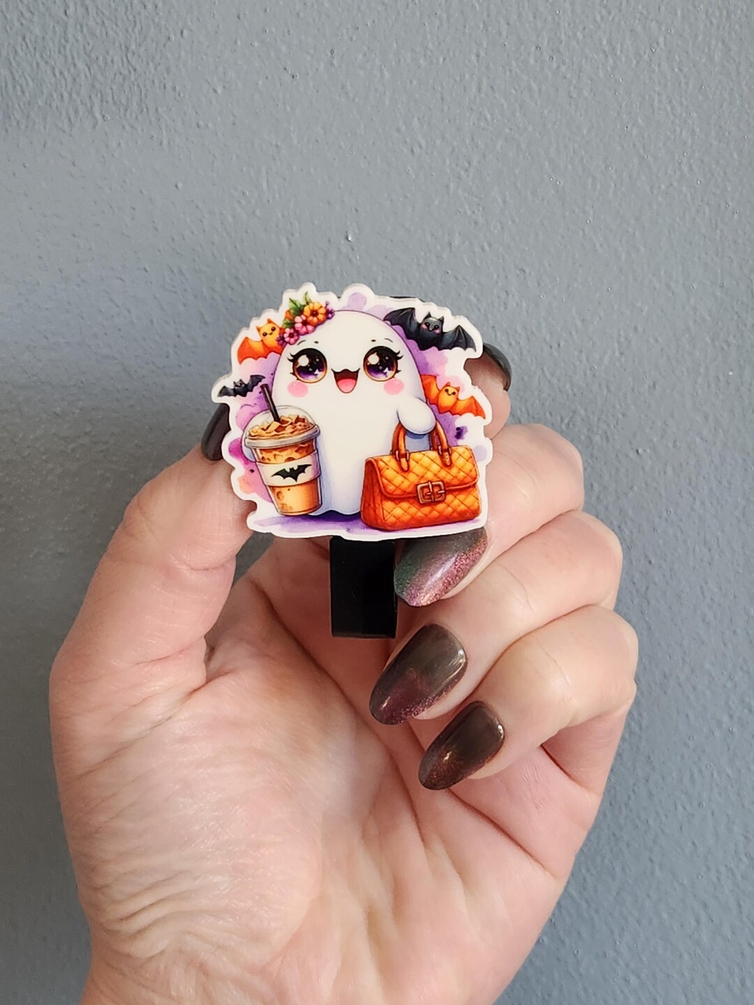 Cute Halloween Ghost Retractable MRI Safe Badge Reel, Fall Radiology ...