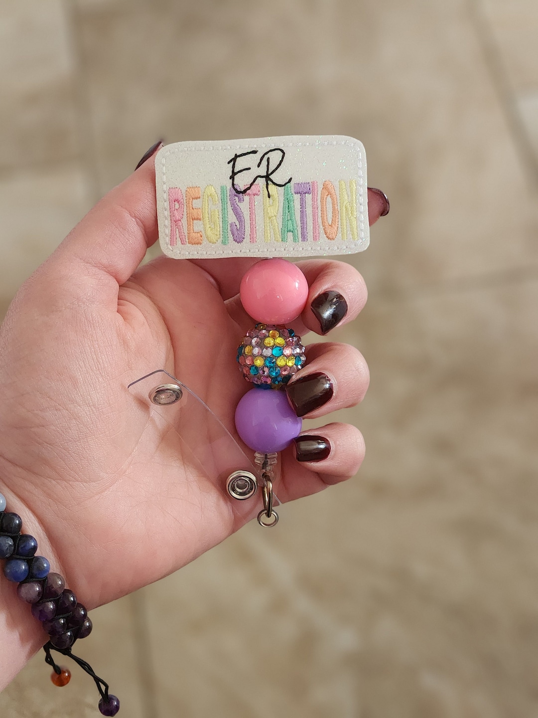 ER Registration Badge Reel, Patient Access Badge Clip, Emergency Room ...