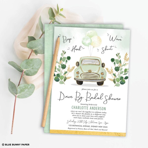 Drive by Wedding Shower - Etsy