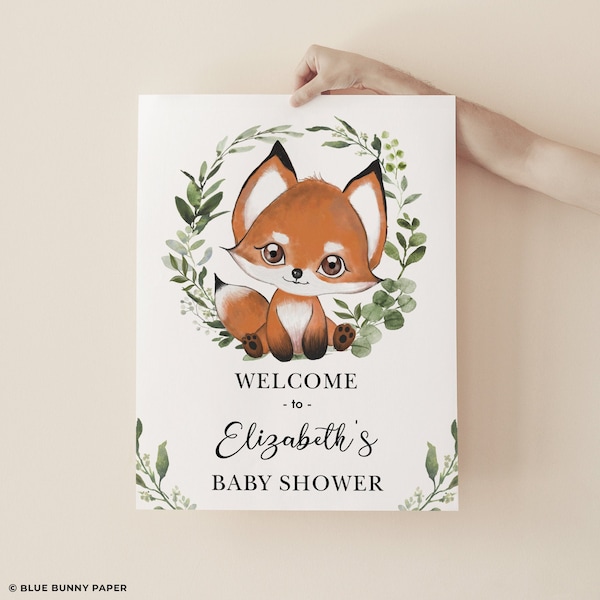Fox Baby Shower - Etsy