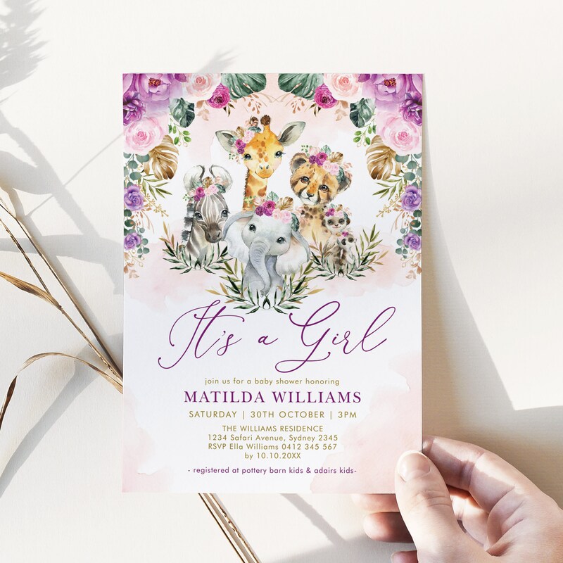 Flower Girl Invite - Etsy
