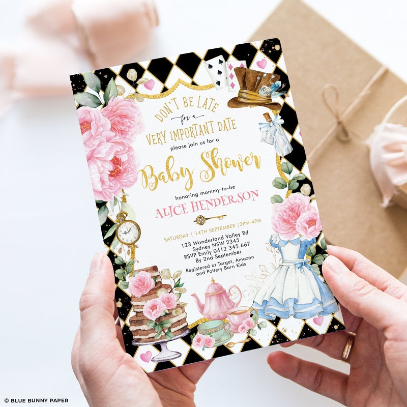 Mad Hatter Invite - Etsy