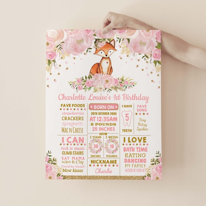 Fox Birthday - Etsy