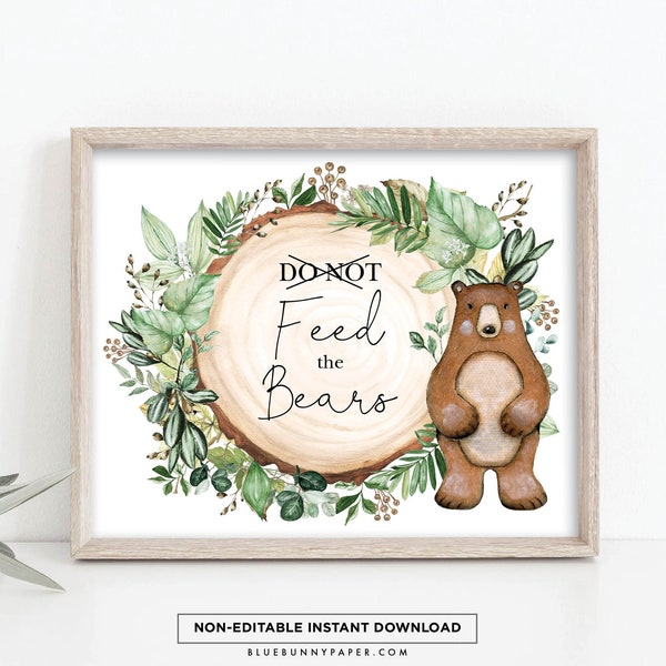 Dont Feed Bears - Etsy