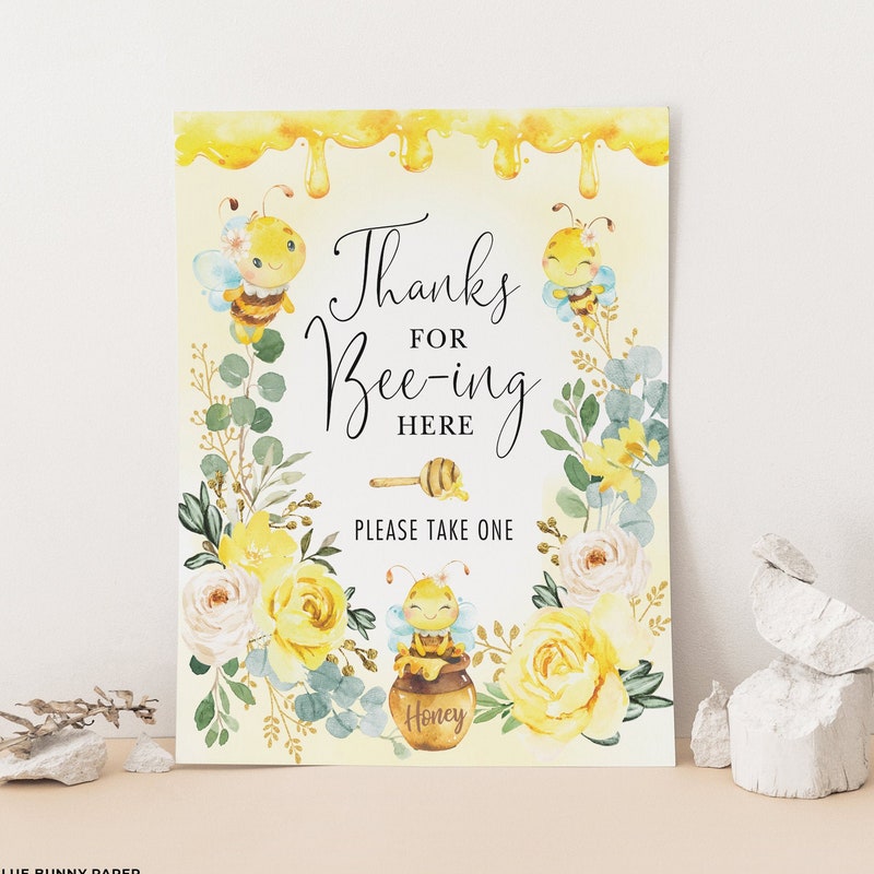 Thanks for Beeing Here - Etsy
